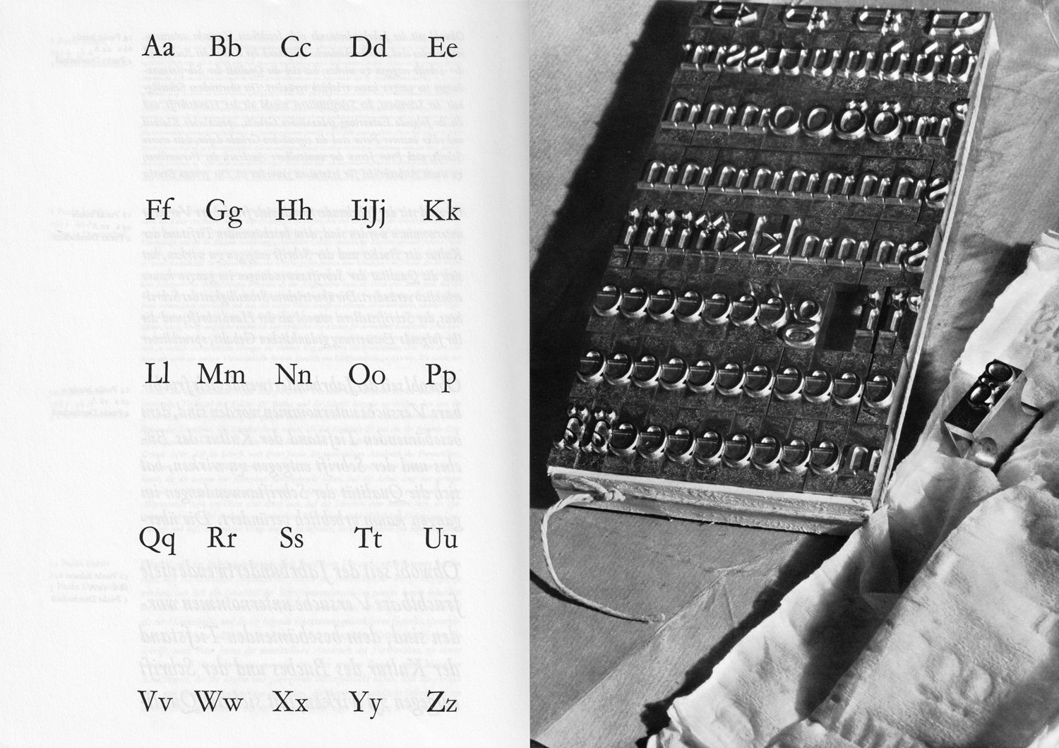 1949 — Type spe­ci­men for Neue Didot’s Gara­mond. Designed by Emil ...