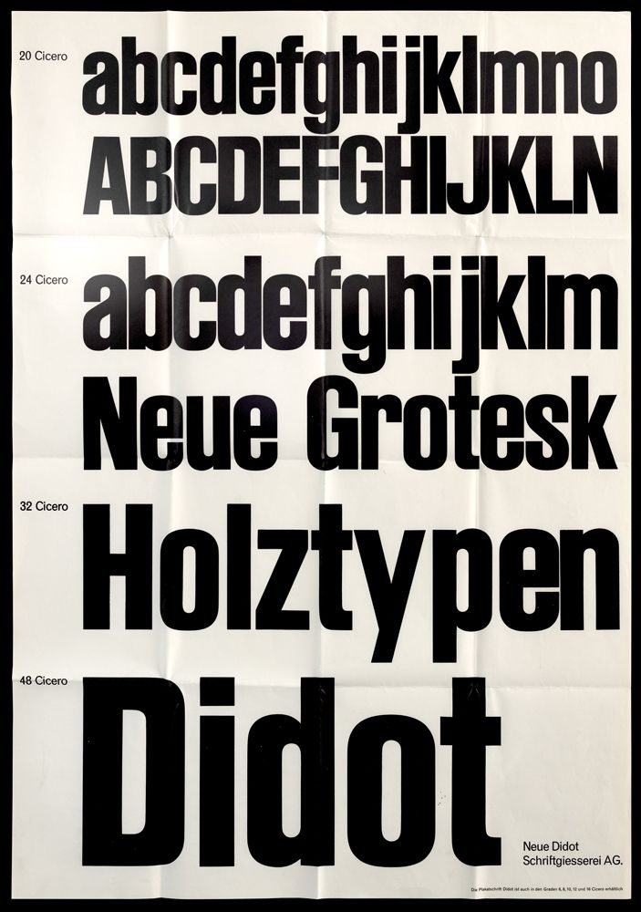 1960s type font